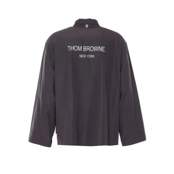 Thom Browne Light Memory Tech Packable Sportcoat With Logo