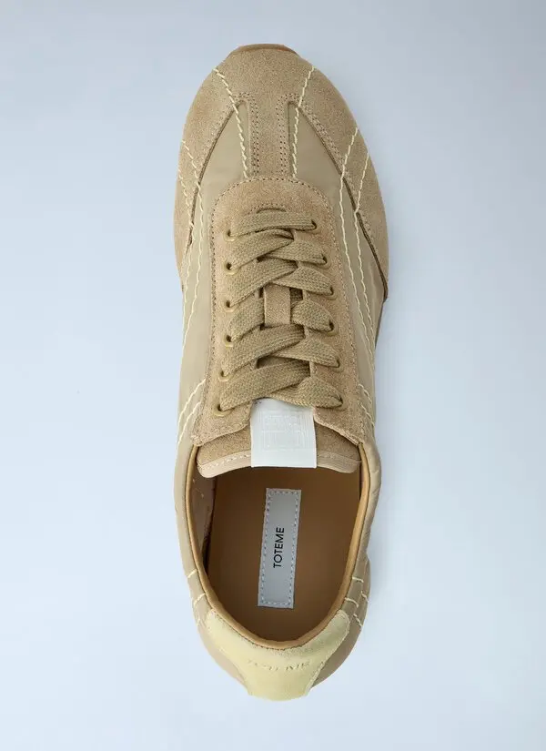 TOTEME Flex Low-top Sneakers - Cream