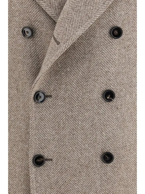 Tagliatore Chevron Coat