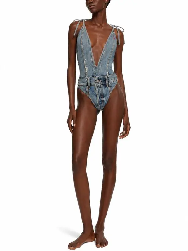 DIESEL® Costume Intero Effetto Denim