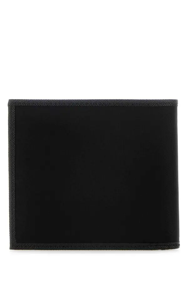 Prada Fabric And Leather Wallet