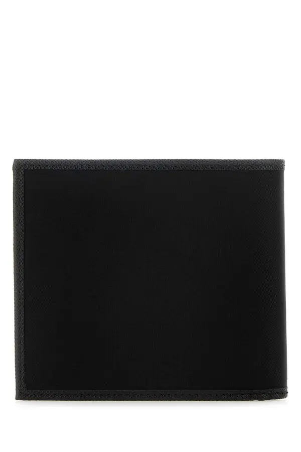 Prada Fabric And Leather Wallet