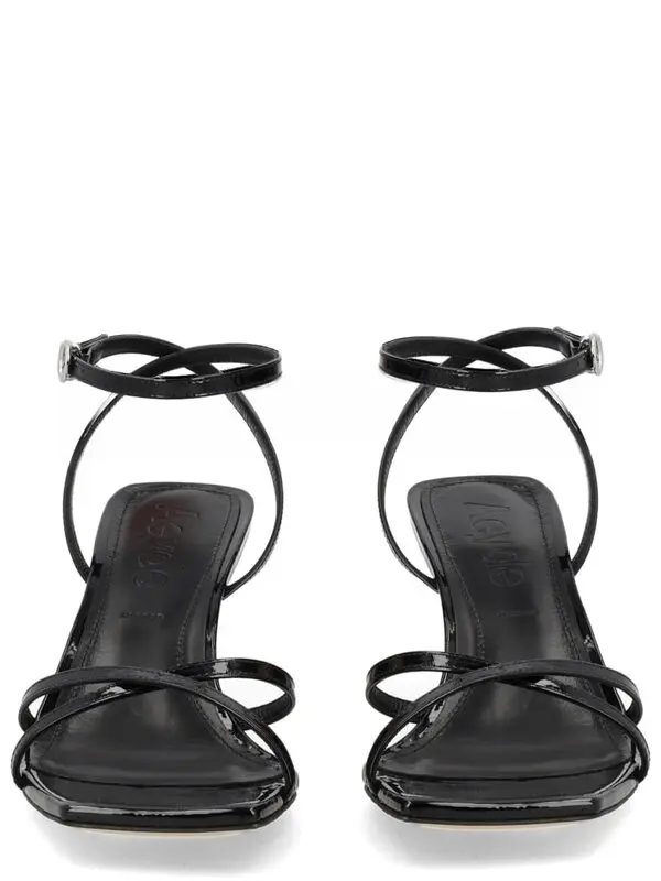 AeydĒ Sandalo Edith Con Tacco - Black