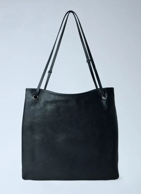 Prada Leather Large Route Tote Bag