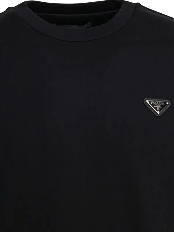 Prada Logo Cotton Sweatshirt