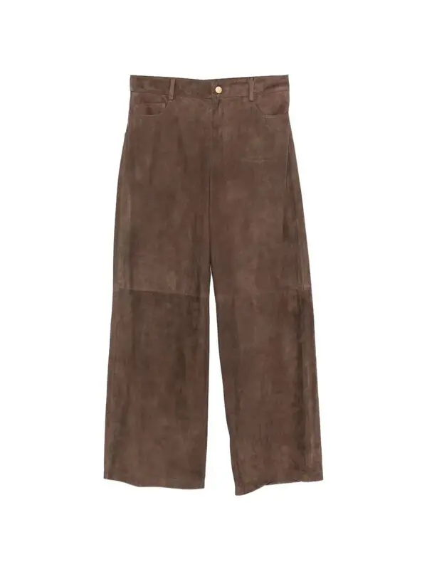 Max Mara S` Leather Pants