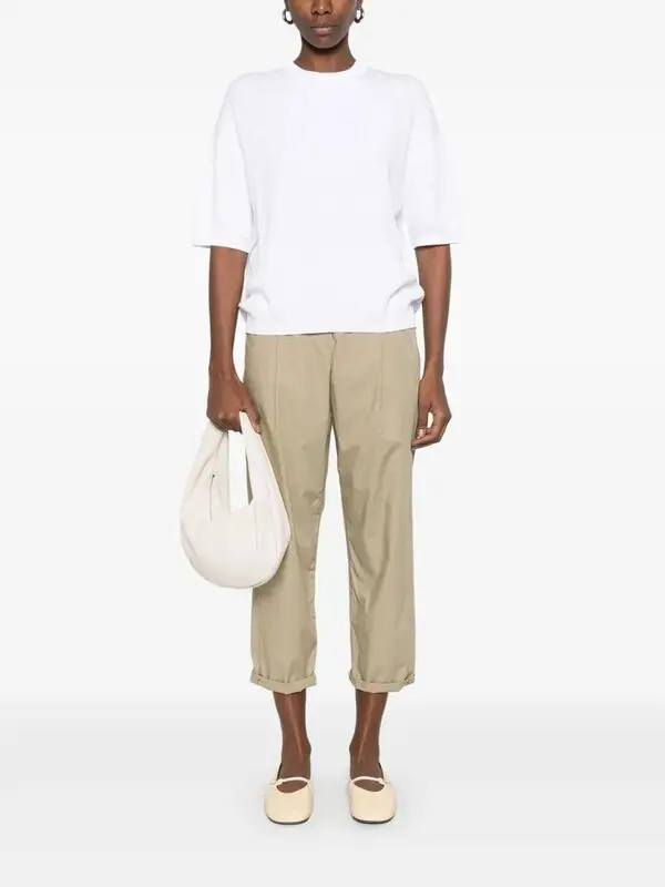 Brunello Cucinelli Cotton Trousers - Multicolor