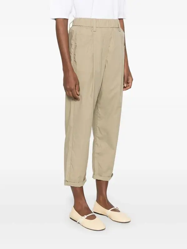 Brunello Cucinelli Cotton Trousers - Multicolor