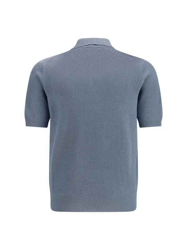 Brunello Cucinelli Cotton Ribbed Polo