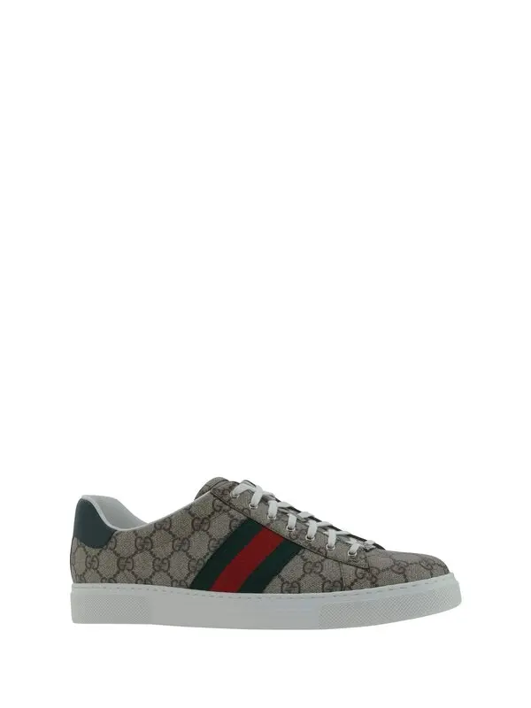 Gucci Gg Supreme Sneakers - Cream