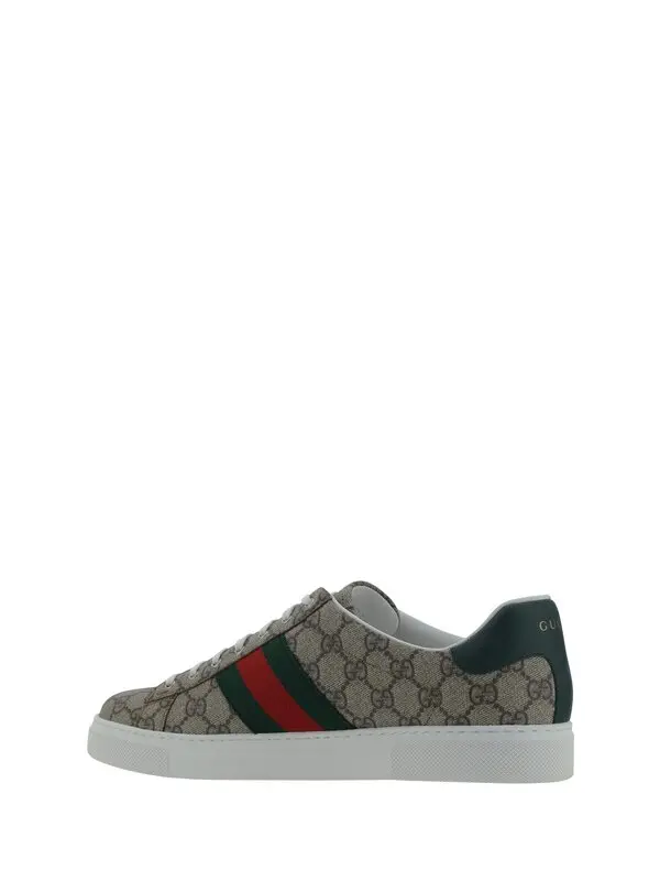Gucci Gg Supreme Sneakers - Cream