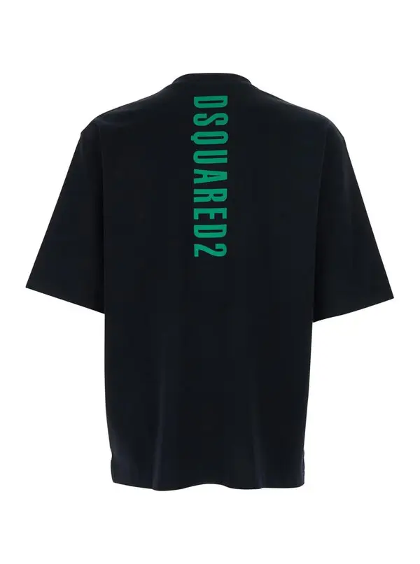 Dsquared2 T-shirt With Logo Lettering On The Back In Cotton For