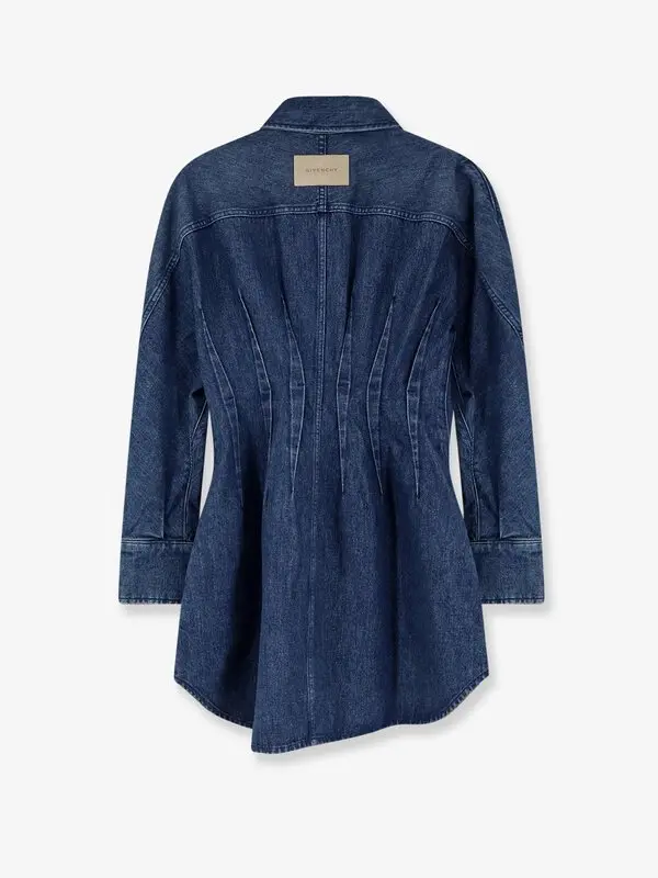 Givenchy Denim Chemisier Dress - Multicolor
