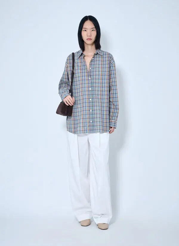 TOTEME Cotton Trousers - White