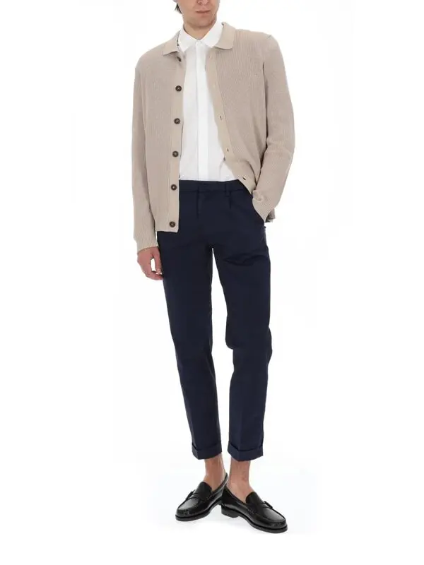 FAY Cardigan In Maglia Di Cotone