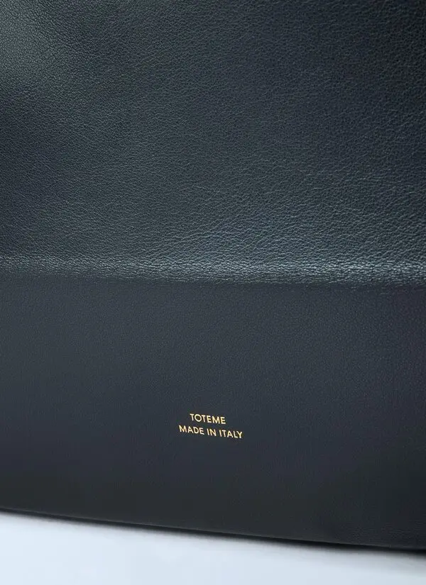 TOTEME Roam Leather Tote Bag - Black