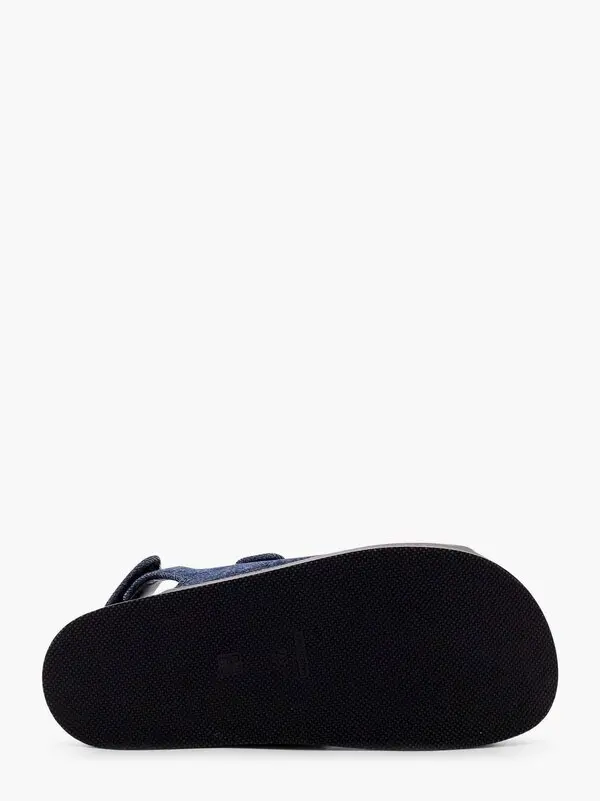 Givenchy Strap Flat Denim Sandals - Multicolor