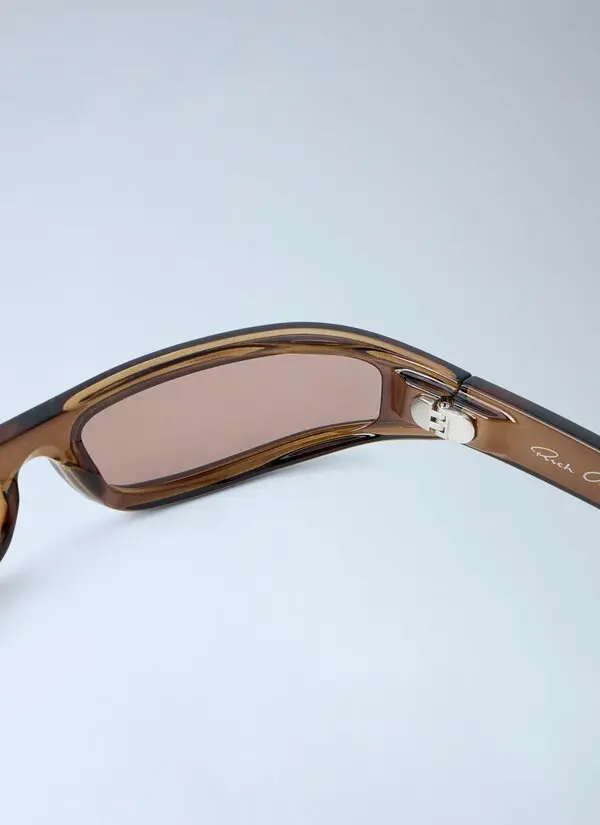 Rick Owens Fog Sunglasses - Brown