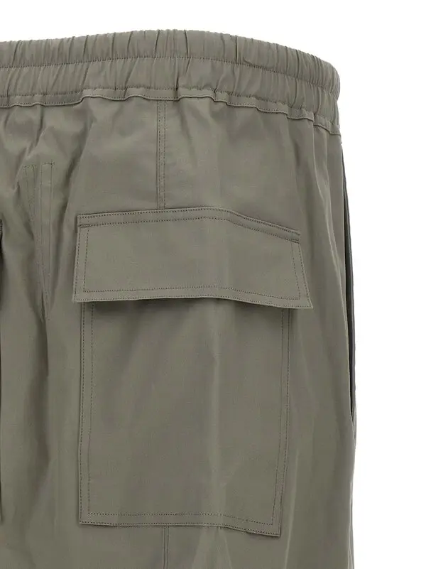 Rick Owens Drawstring Cropped' Pants - Gray
