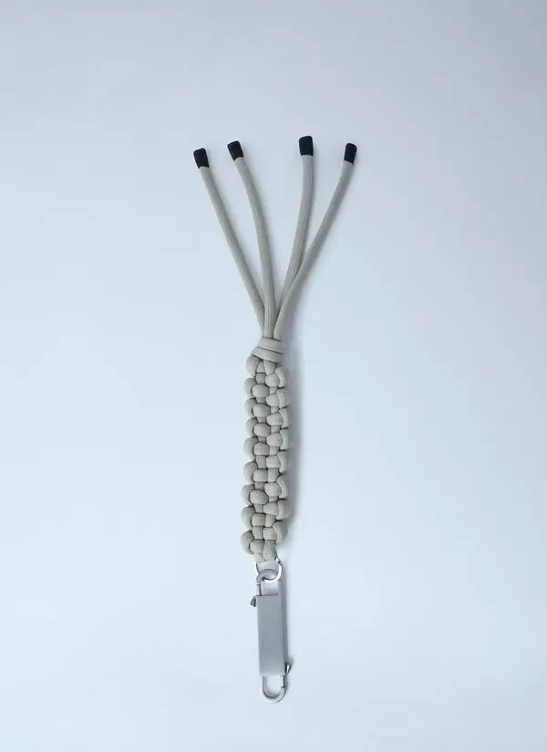 Moncler Rick Owens Braided Rope Keychain