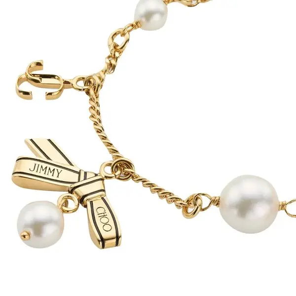 JIMMY CHOO Multi Charm Bracelet - Gold