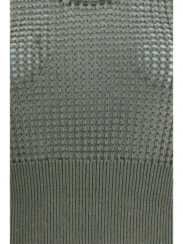 Brunello Cucinelli Perforated Sequin Tank Top