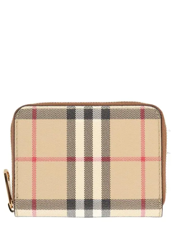 Burberry Portafoglio Check - Cream
