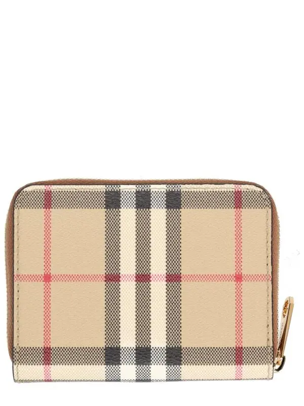 Burberry Portafoglio Check - Cream