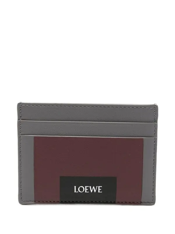 Loewe Leather Credit Card Case - Multicolor