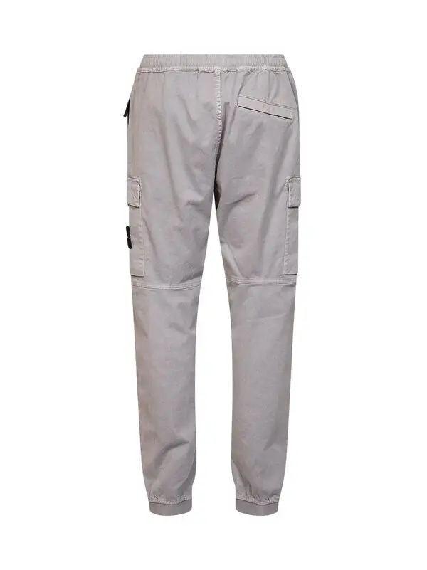 Stone Island Organic Stretch Broken Twill Cargo Trousers - Multicolor