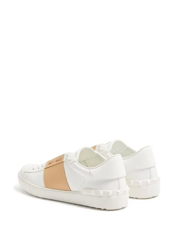 Valentino Garavani Open Leather Sneakers - Multicolor