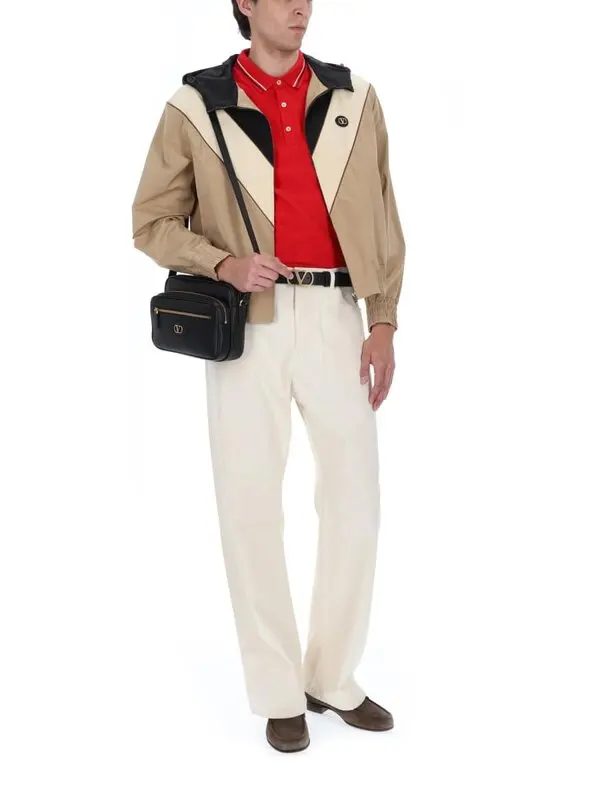 Valentino Garavani Vlogo Signature Hooded Jacket - Cream