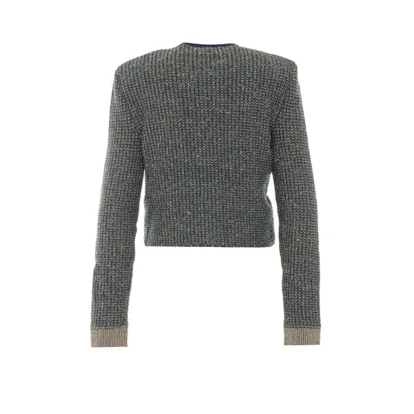 Balmain Glittered Tweed Cardigan