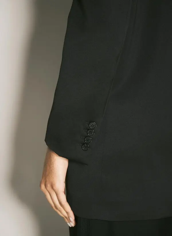 Saint Laurent Silk Tuxedo Blazer