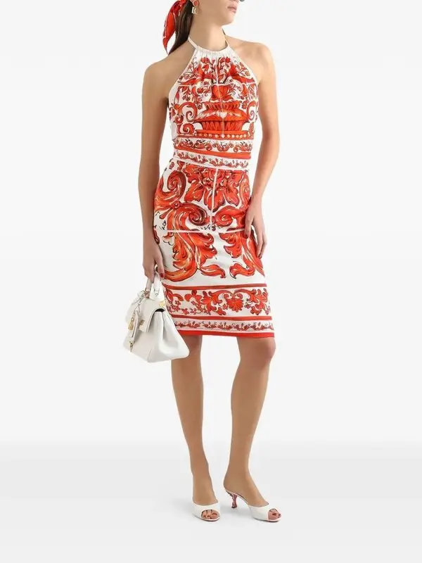 Dolce & Gabbana Maiolica-print Top