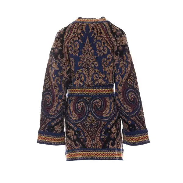 Etro Floral Paisley Print Cardigan
