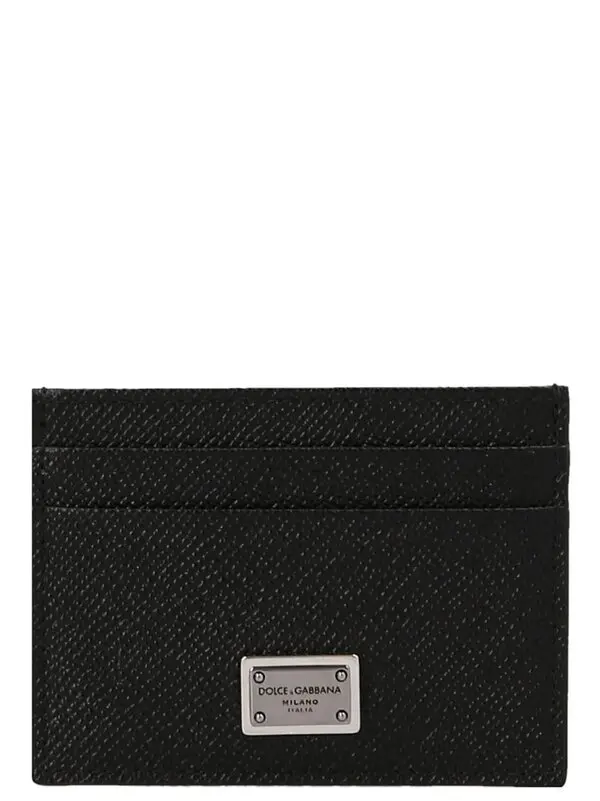 Dolce & Gabbana Logo Tag Card Holder - Black