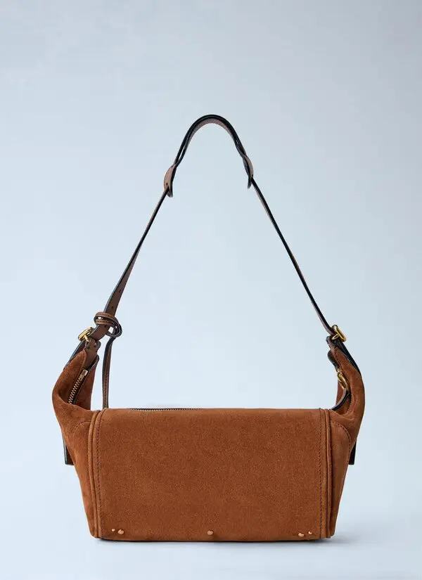 Chloé Paddington Suede Crossbody Bag - Brown