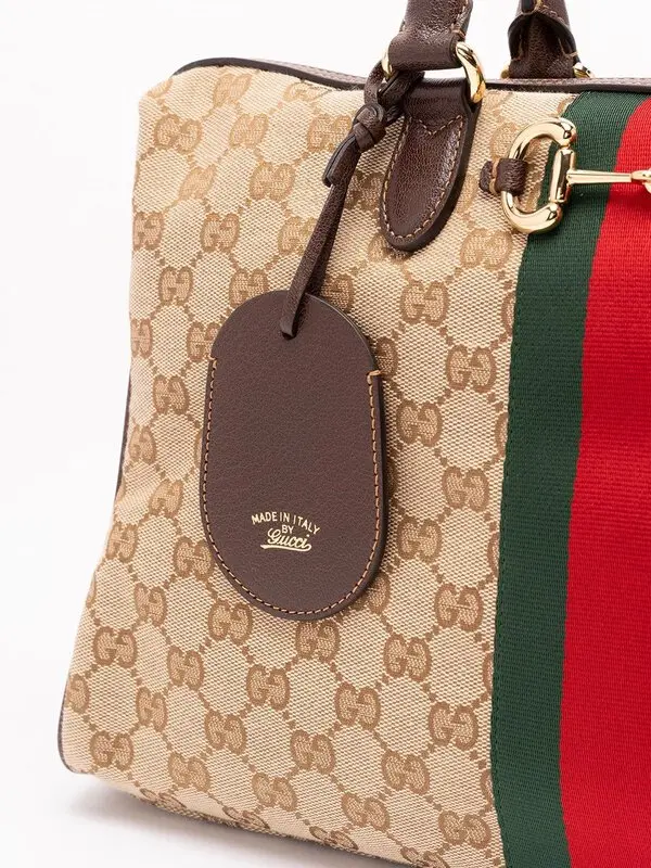 Gucci Horsebit Web`boston Bag