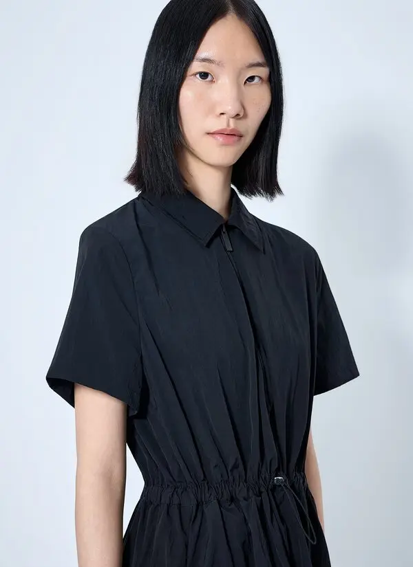 Moncler Short Sleeve Midi Dress