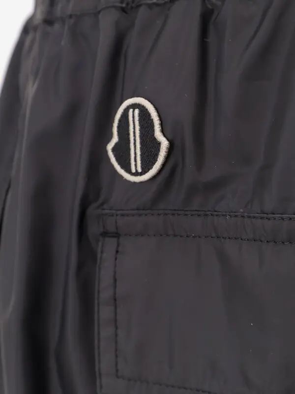 Moncler Kilt Shorts With Drawstring - Black