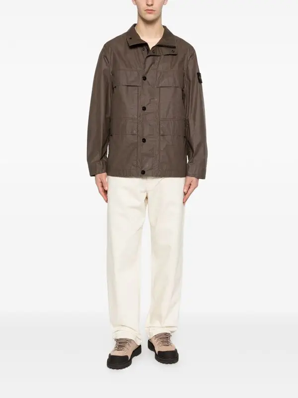 Stone Island Cotton Blend Jacket
