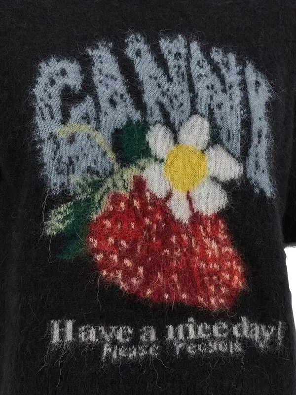 GANNI Strawberry' Sweater