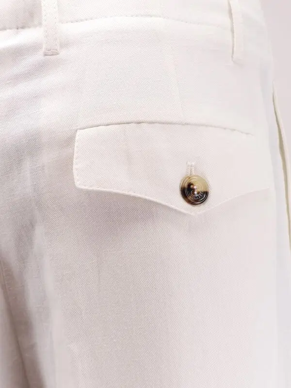 Brunello Cucinelli Linen And Cotton Trousers