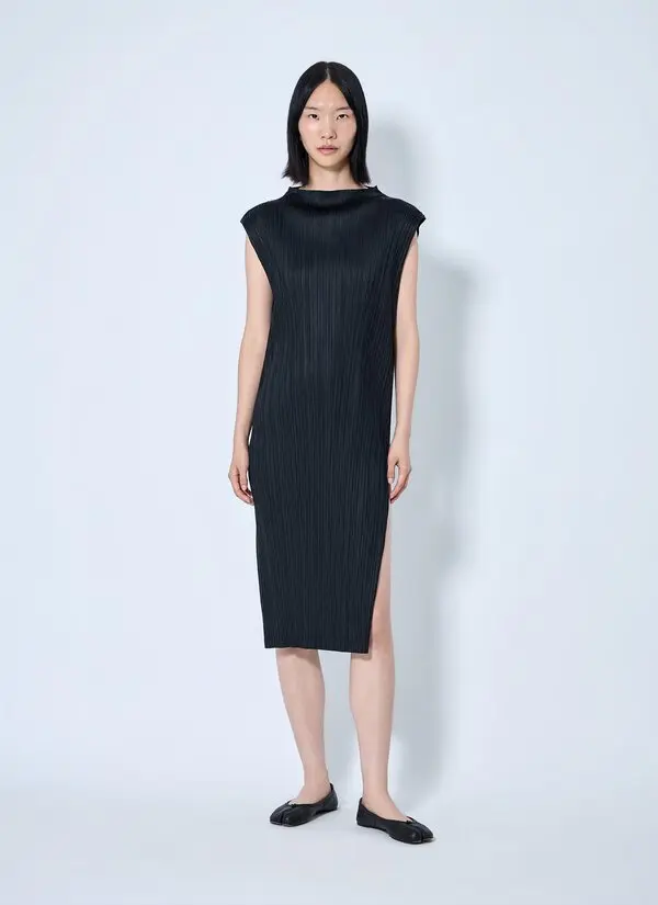 Issey Miyake Swing Solid Tunic Dress