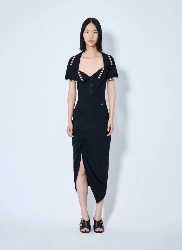 VIVIENNE WESTWOOD Long Monday Pulling Dress - Black