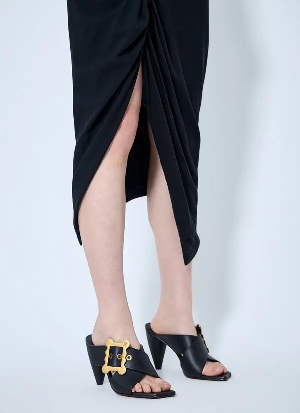 VIVIENNE WESTWOOD Long Monday Pulling Midi Dress - Black