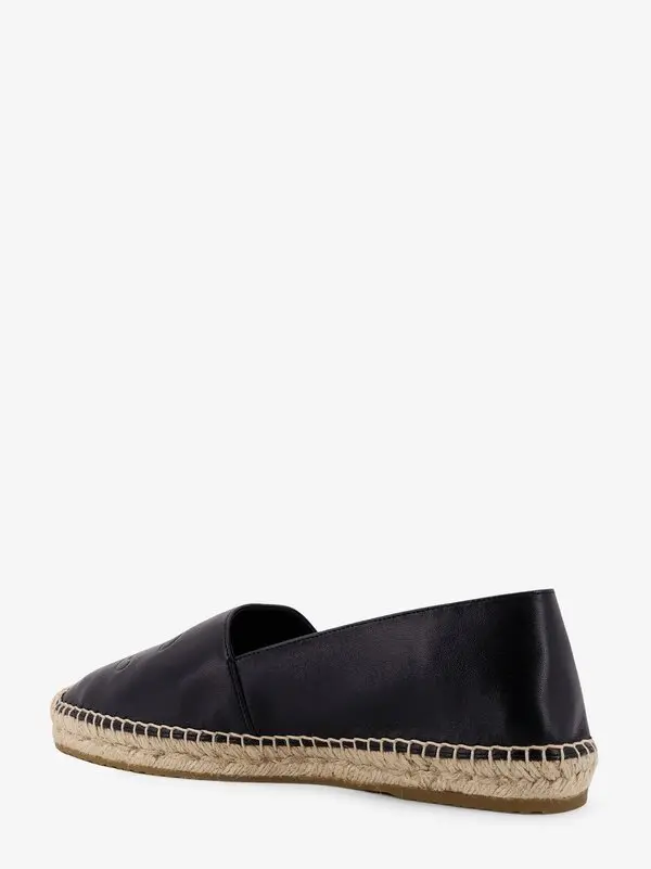 Celine Leather Espadrilles With Triomphe Detail - Multicolor