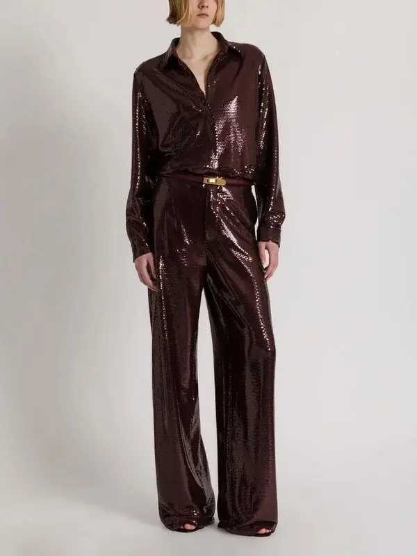 Alberta Ferretti Sequins Shirt - Multicolor