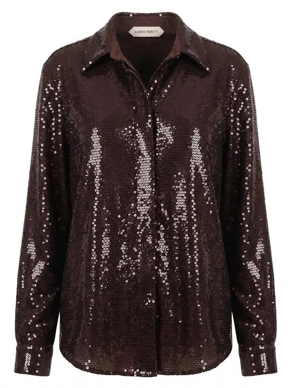 Alberta Ferretti Sequins Shirt - Multicolor